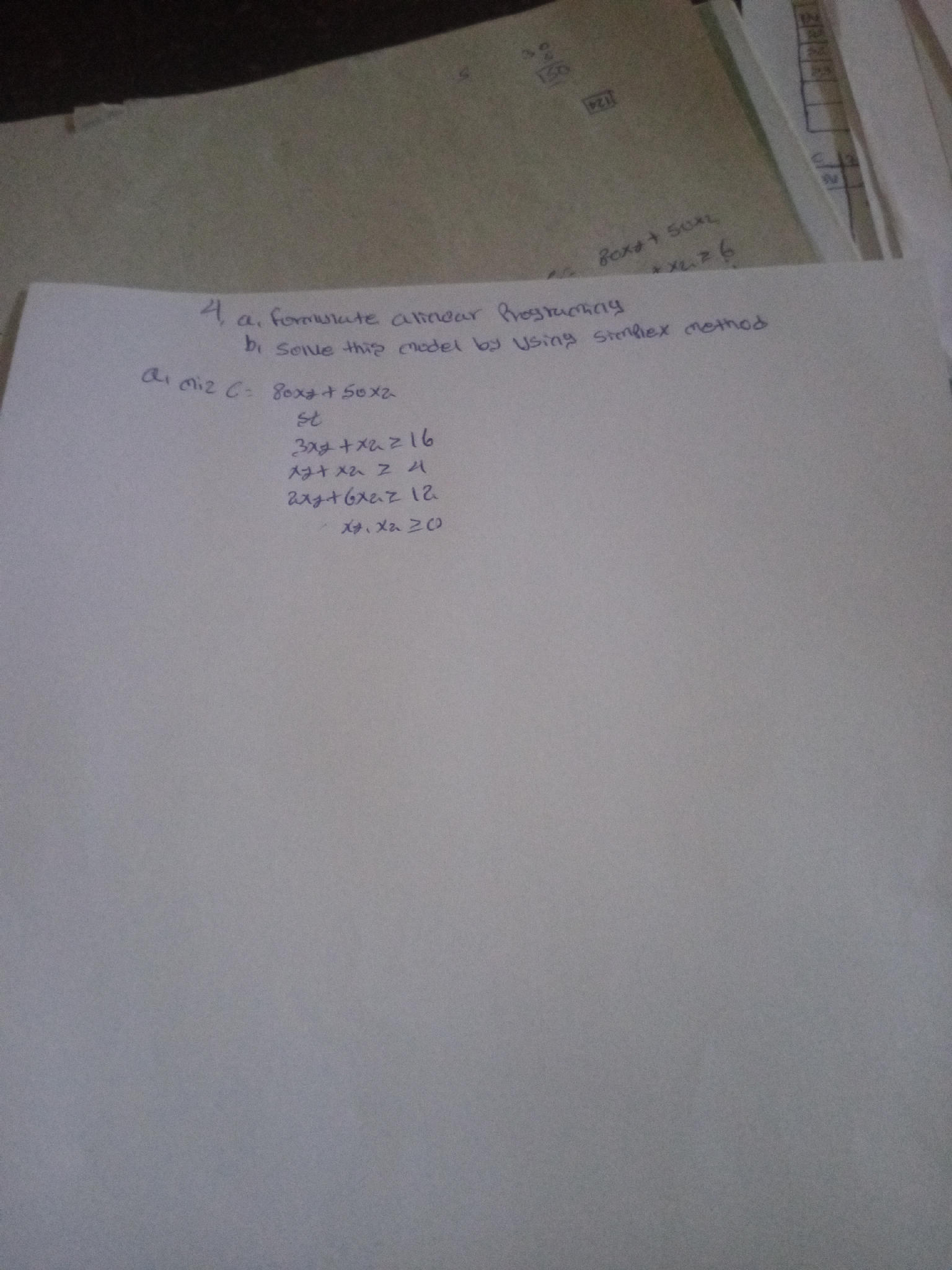 a. formulate a linear programming b. solve | StudyX