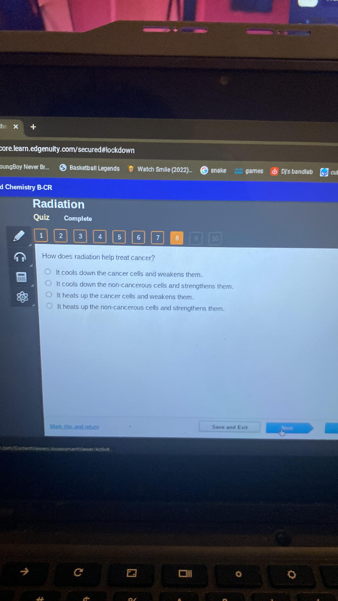 How does radiation help treat cancer? It | StudyX