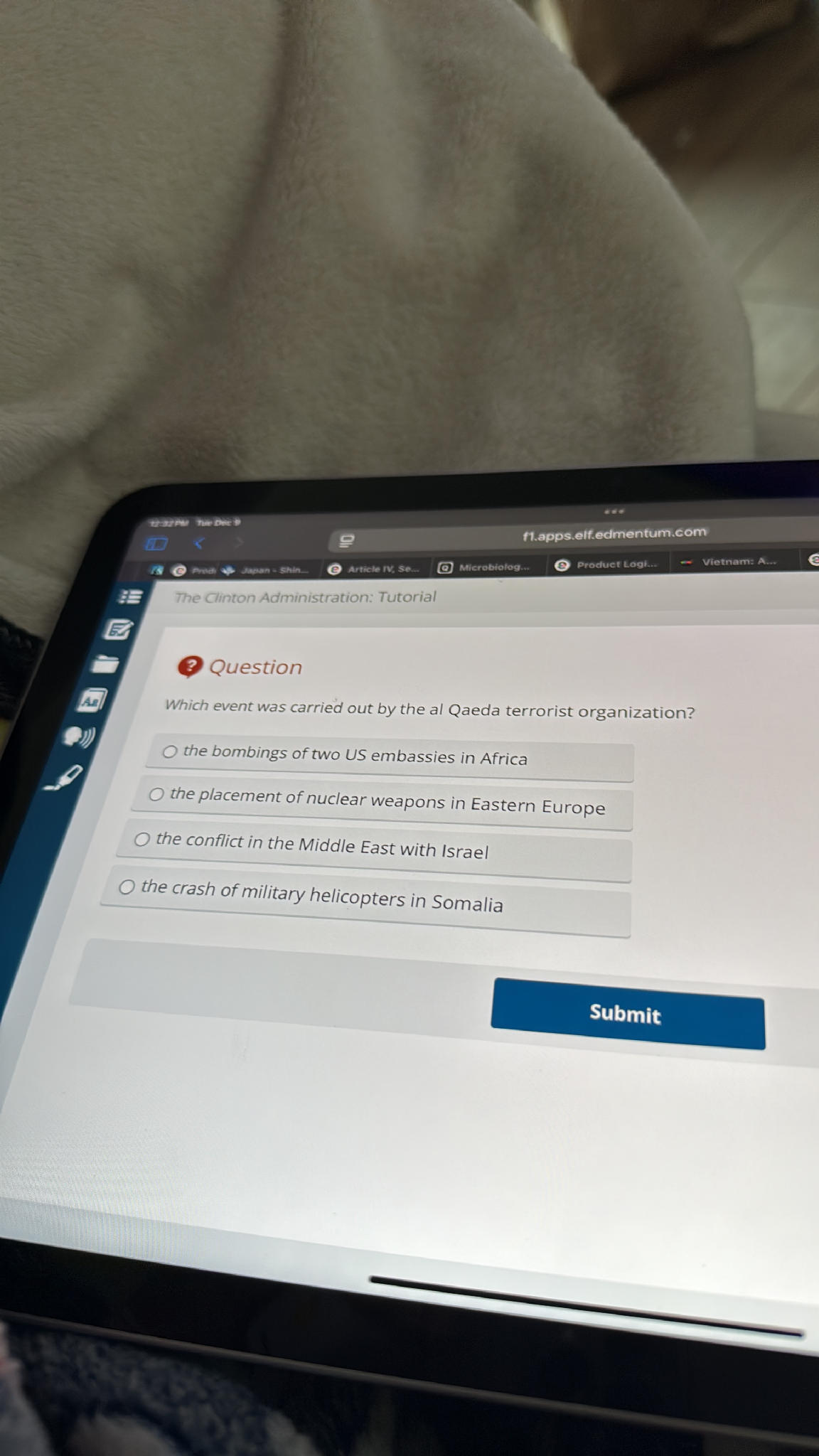 Which event was carried out by the al Qaeda | StudyX