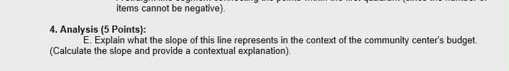 E. Explain what the slope of this line | StudyX