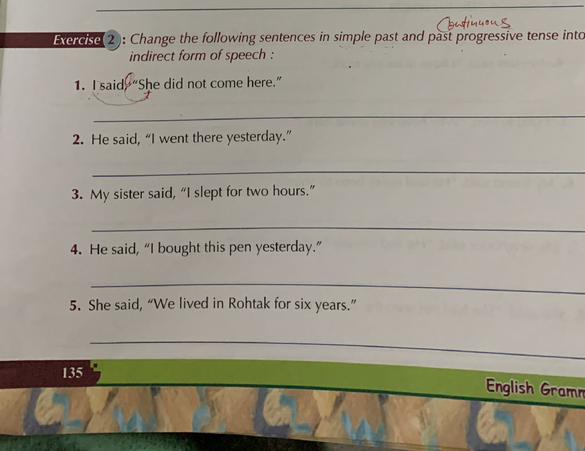 Change the following sentences in simple | StudyX