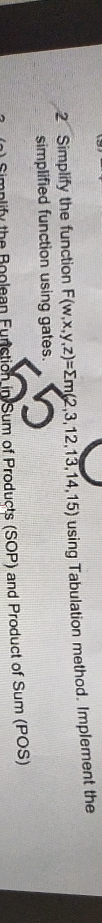 Simplify the function $F(w,x,y,z) = | StudyX