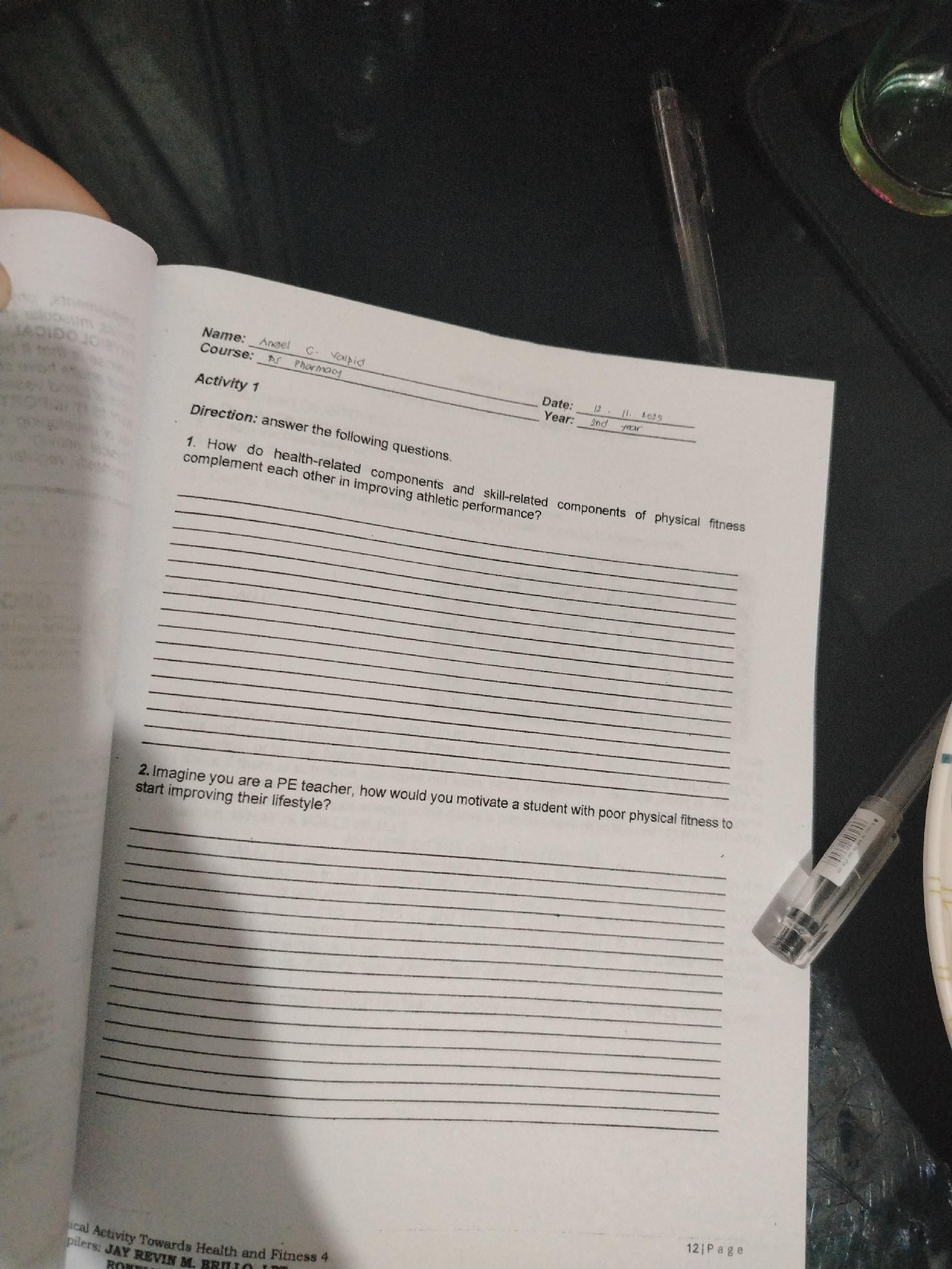 How do health-related components and | StudyX