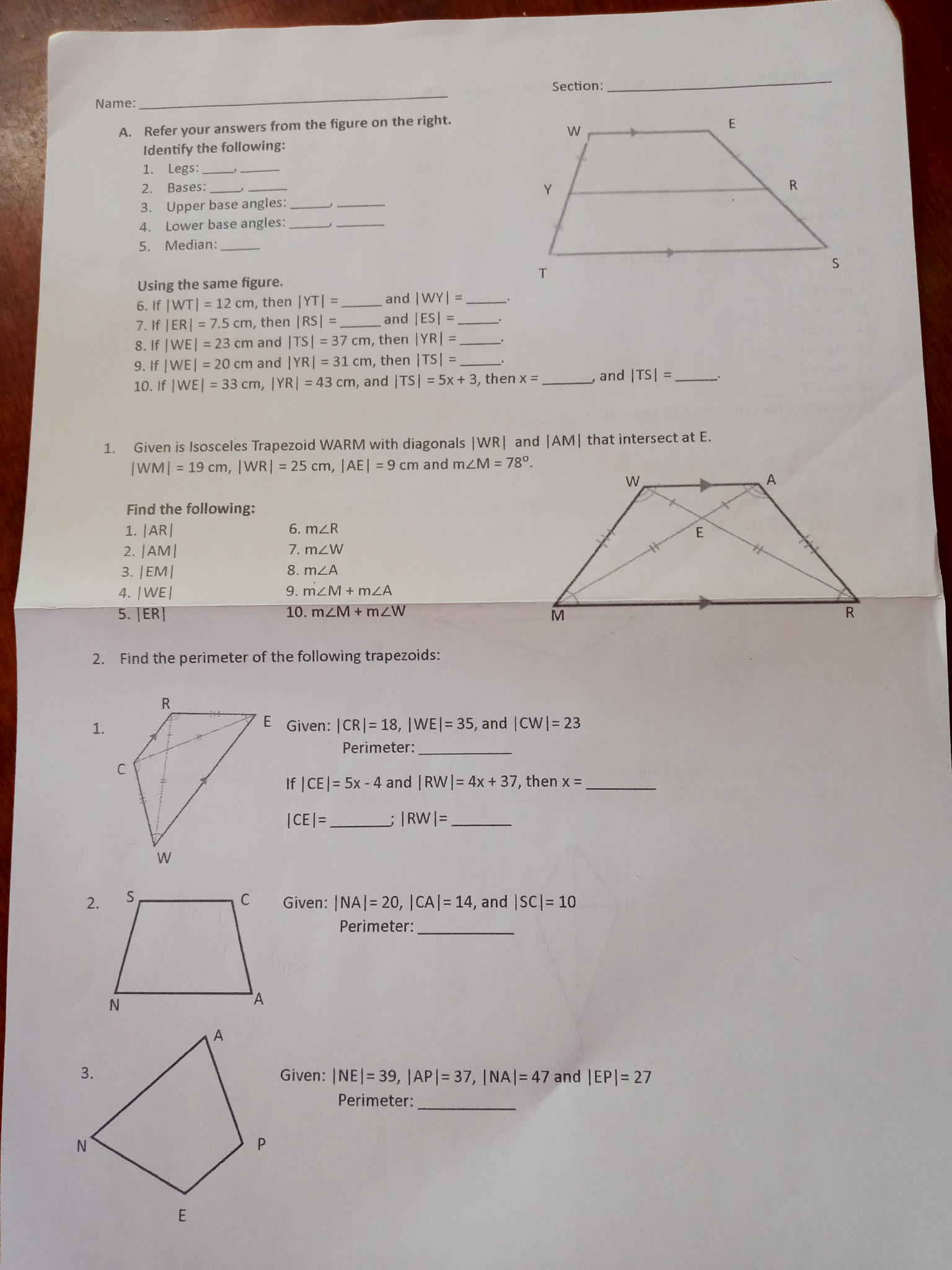 Refer your answers from the figure on the | StudyX