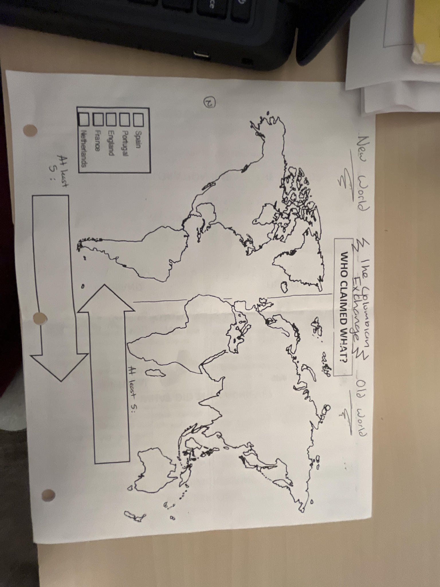 The Columbian Exchange **WHO CLAIMED | StudyX