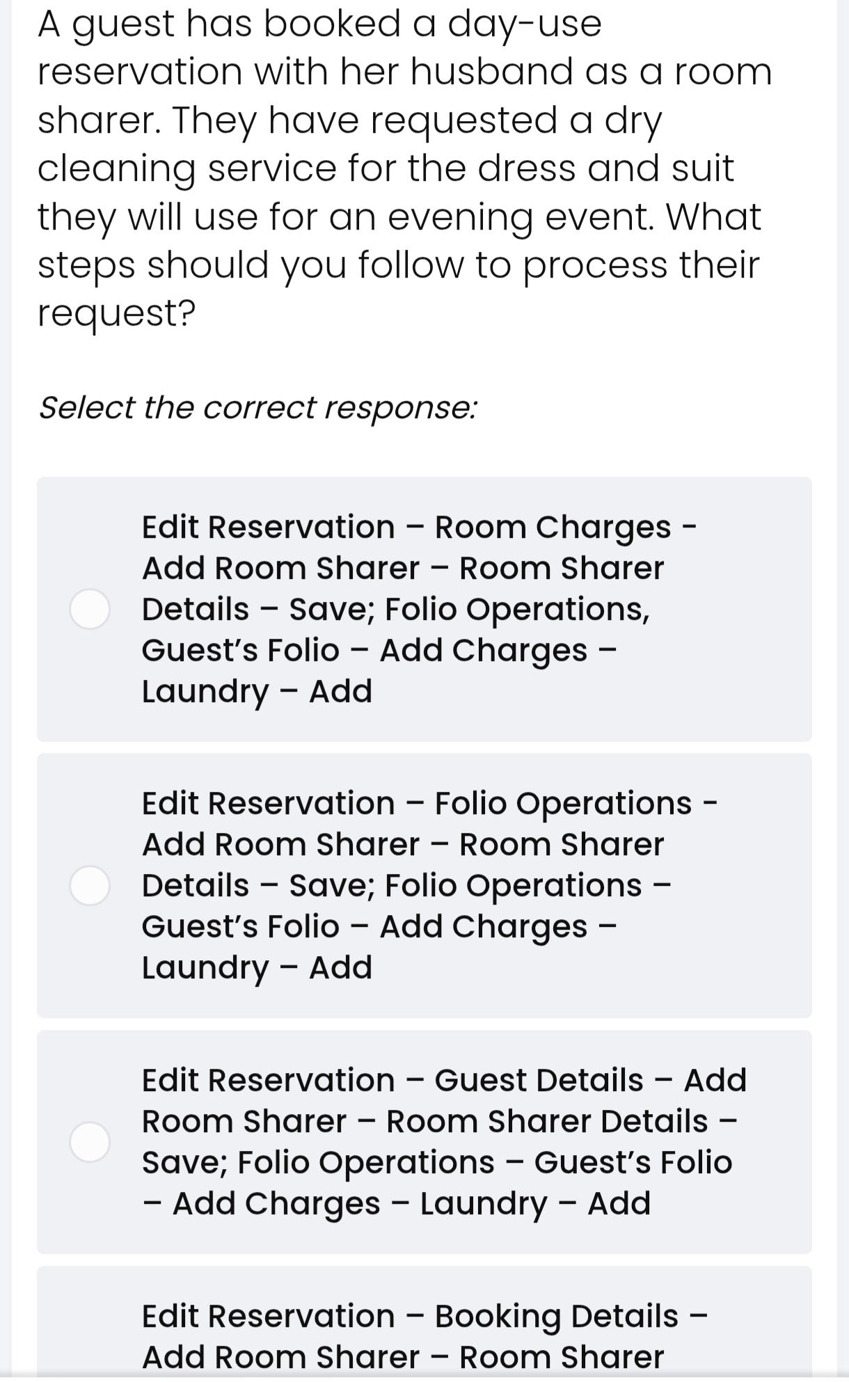 A guest has booked a day-use reservation | StudyX