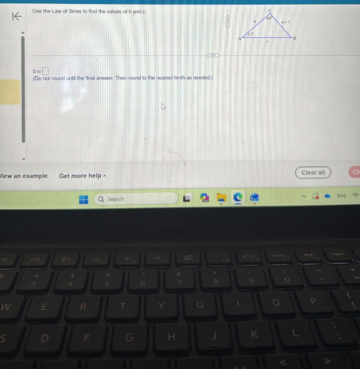Use the Law of Sines to find the values of | StudyX