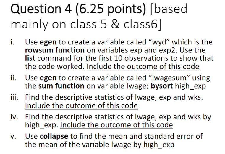 Question 4 (625 points) based mainly on | StudyX
