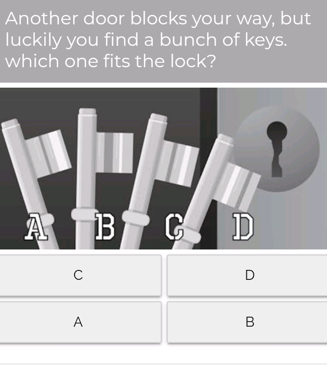Another door blocks your way but luckily | StudyX
