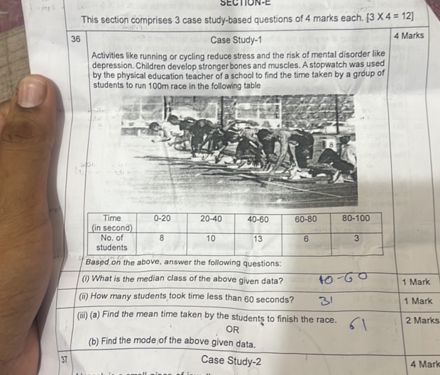 This section comprises 3 case study-based | StudyX