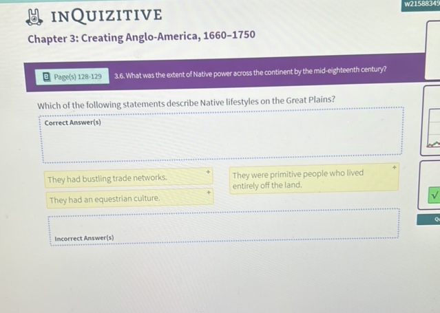 INQUIZITIVE w/1568349 Chapter 3 Creating | StudyX