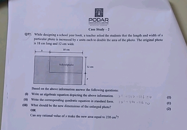 Q37 While designing a school year book a | StudyX