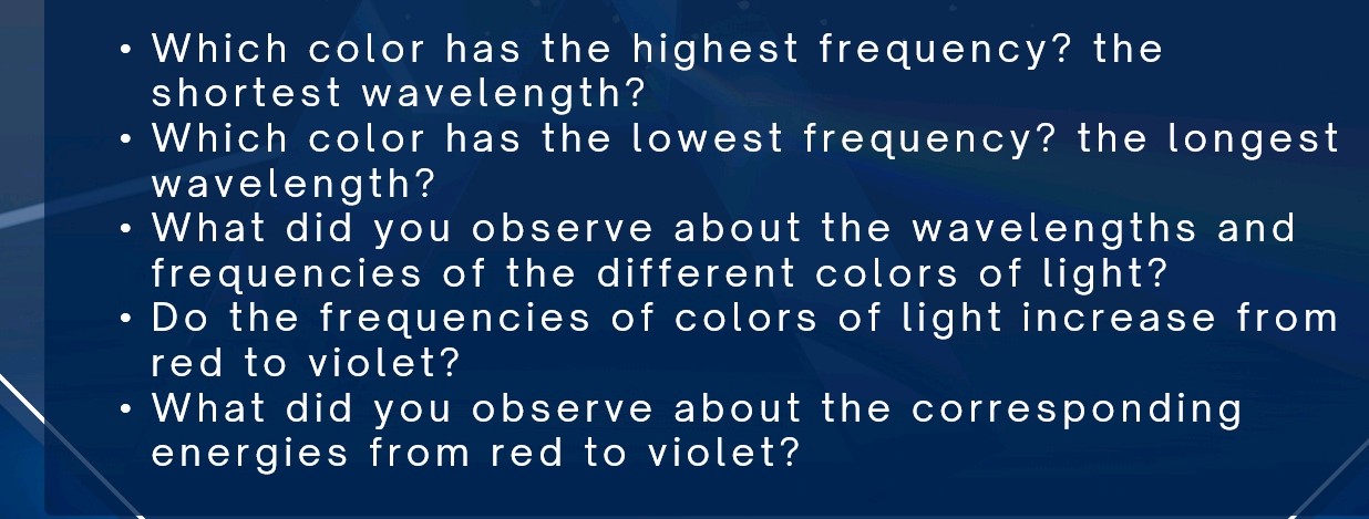 Which color has the highest frequency the | StudyX