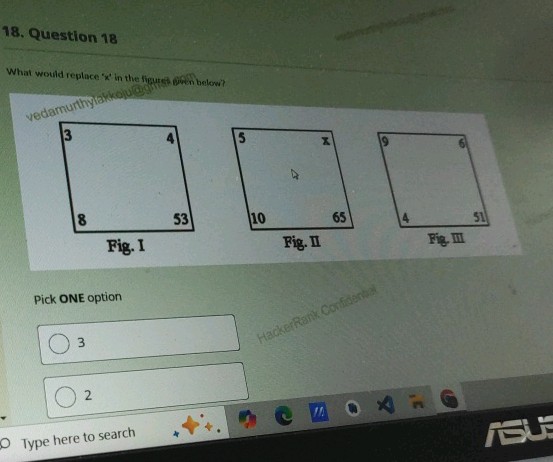 18 Question 18 What wound replace x in | StudyX
