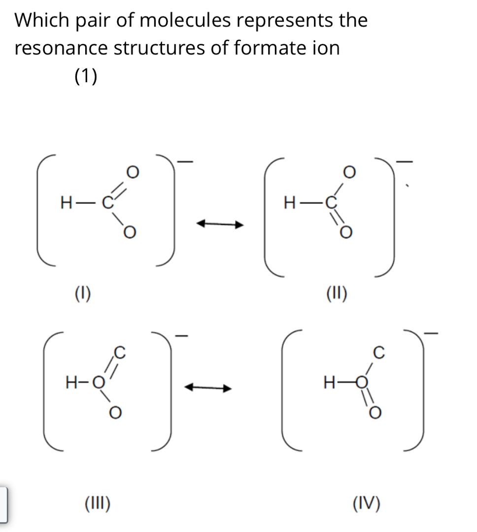 Which pair of molecules represents the | StudyX