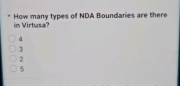 How many types of NDA Boundaries are there