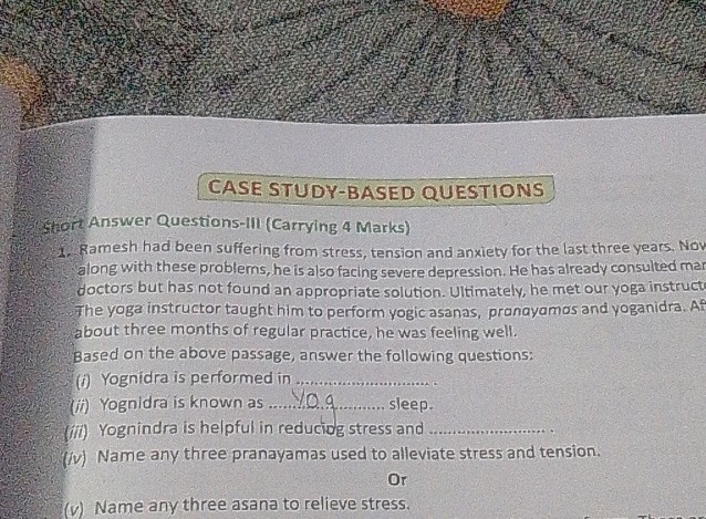 CASE STUDY-BASED QUESTIONS ftor Answer | StudyX