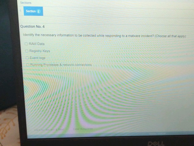Sections Section 1 Question No 4 Identify | StudyX