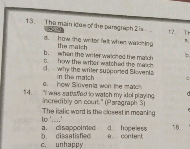 13 The main idea of the paragraph 2 is | StudyX