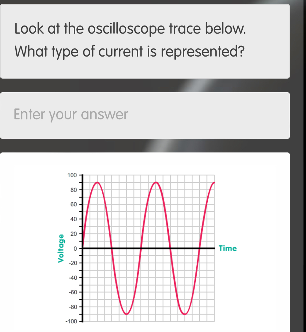 Look at the oscilloscope trace below What | StudyX