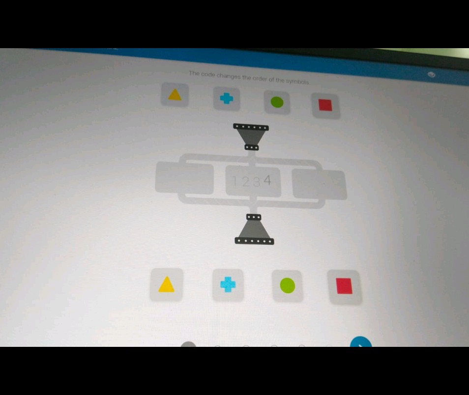 The code changes the order of the aymbols | StudyX