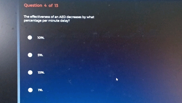 Question 4 of 13 The effectiveness of an | StudyX