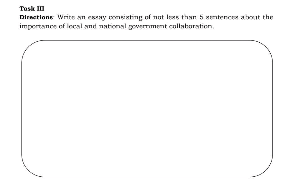 Task III Directions Write an essay | StudyX