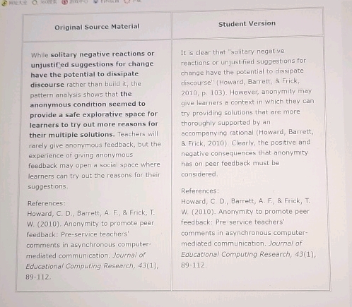 Original Source Material Student Version | StudyX