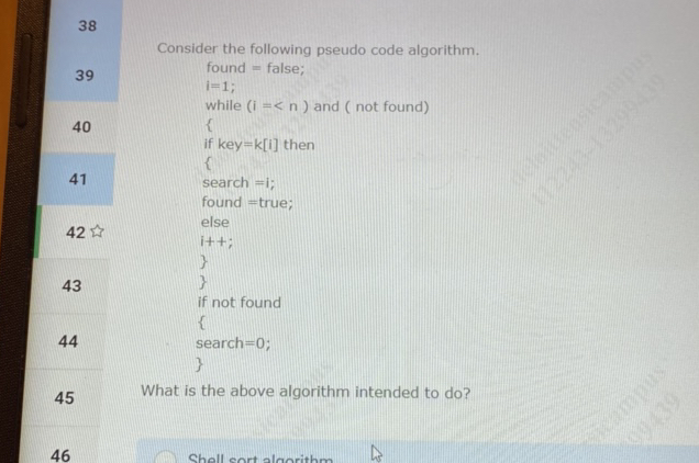 38 Consider the following pseudo code | StudyX