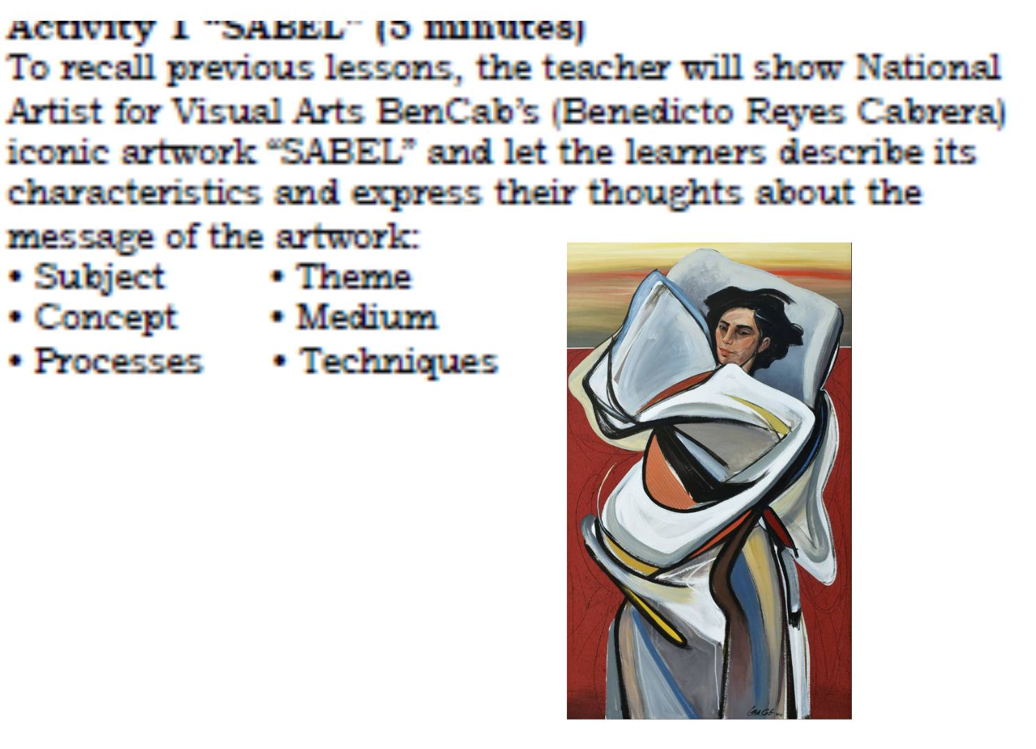 Activity 1 SABEL (o minutes) To recall | StudyX