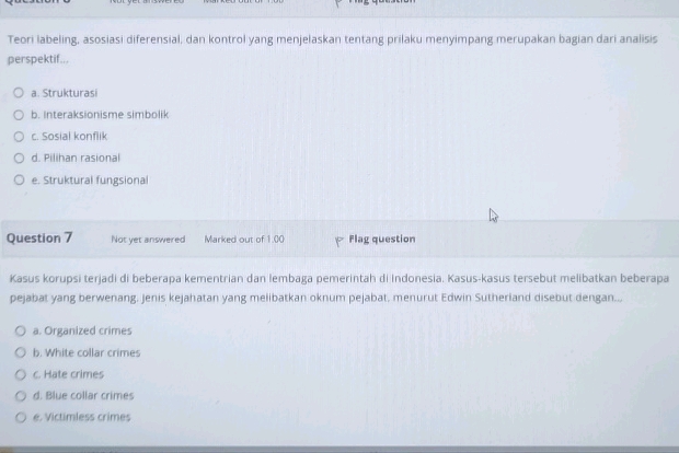 Teori labeling asosiasi diferensial dan | StudyX