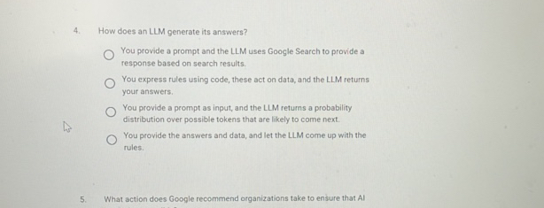 4 How does an LLM generate its answers You | StudyX
