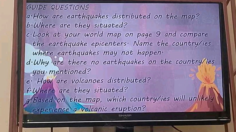 GUIDE QUESTIONS a How are earthquakes | StudyX