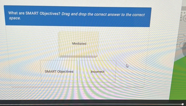 What are SMART Objectives Drag and drop the | StudyX