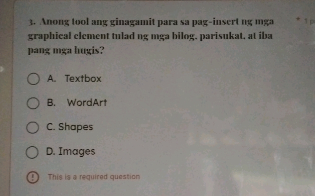 3 Anong tool ang ginagamit para sa | StudyX