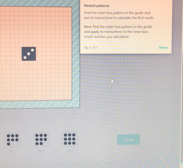 Nested patterns Find the inner box pattern | StudyX