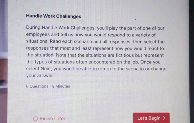 Handle Work Challenges During Handle Work | StudyX