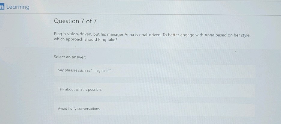 fl Learning Question 7 of 7 Ping is | StudyX
