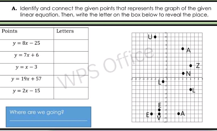 A Identify and connect the given points | StudyX