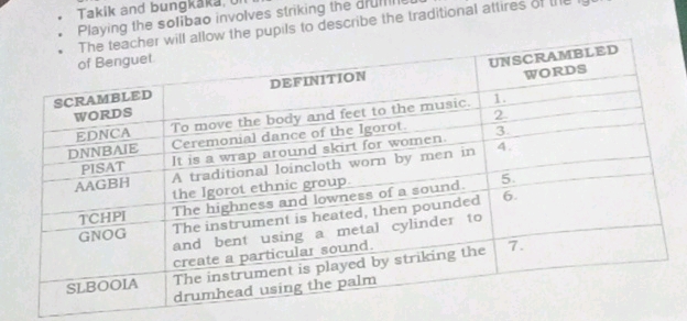 - Takik and bungkaka - Playing the solibao | StudyX