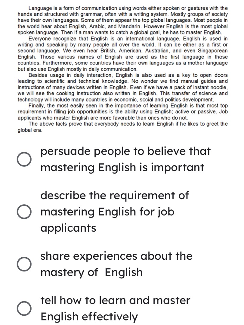 Language is a form of communication using | StudyX