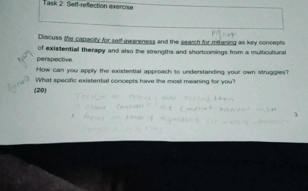 Task 2 Self Reflection Exercise Discuss The Studyx