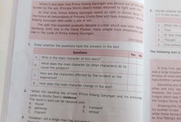 When it was seen that Prince Kidang | StudyX