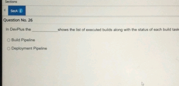 Sections Sect 1 Question No 26 In DevPlus | StudyX