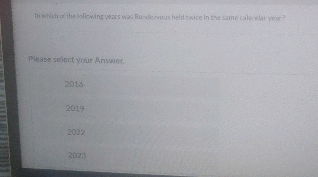 In which of the following years was | StudyX