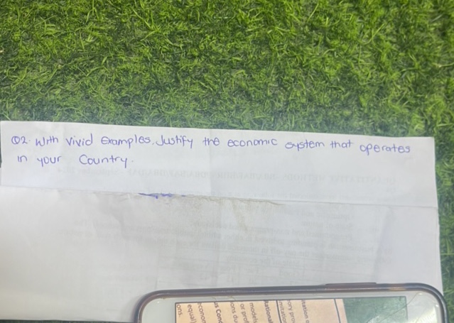 Q2 With vivid examples Justify the economic | StudyX