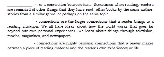- is a connection between texts Sometimes | StudyX