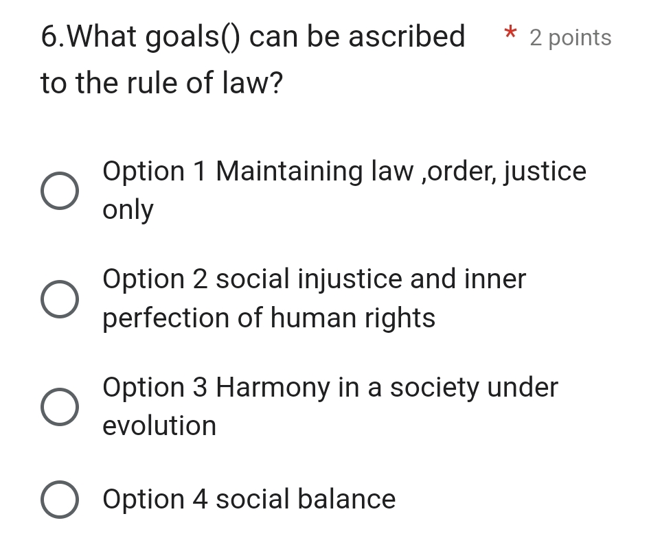 6What goals() can be ascribed 2 points to | StudyX