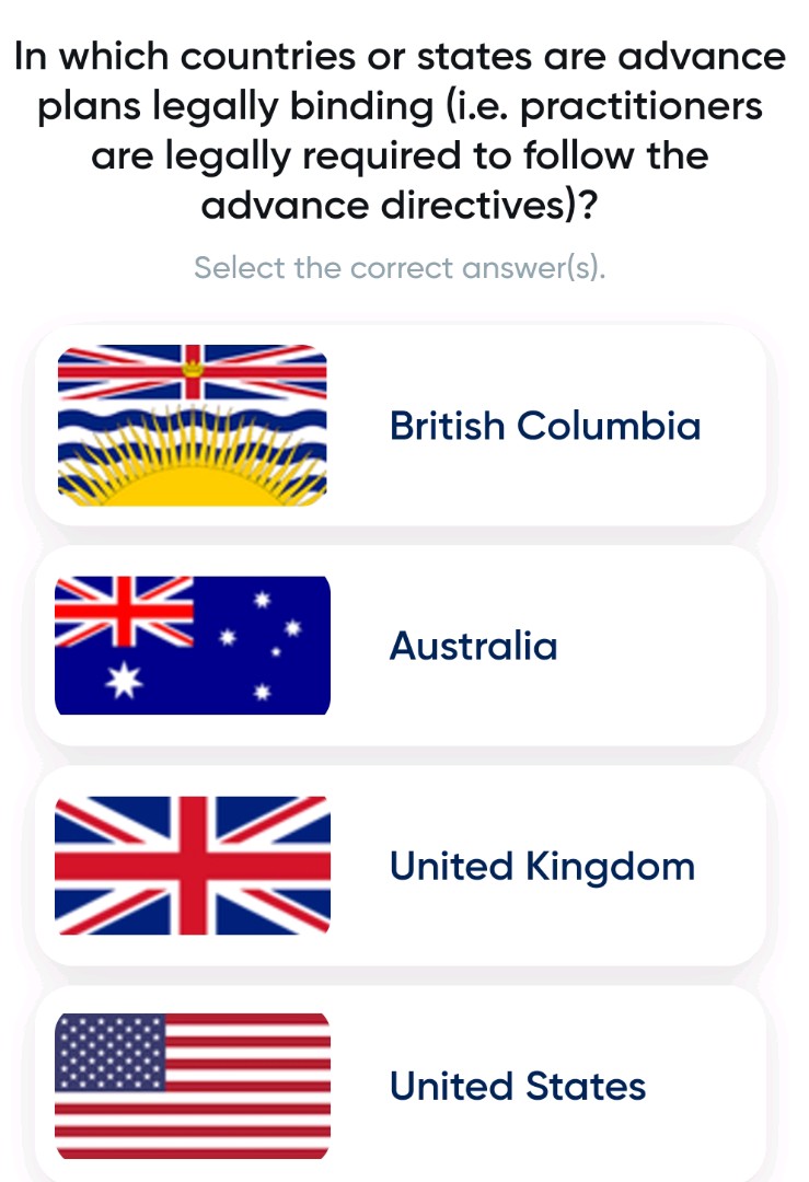 In which countries or states are advance | StudyX