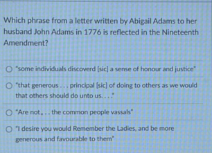 Which phrase from a letter written by | StudyX